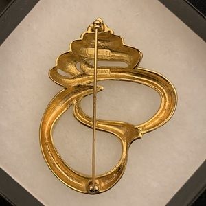 Piscitelli | Jewelry | Vintage Piscitelli Gold Tone Brooch | Poshmark